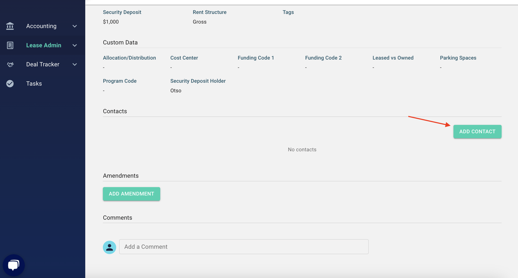 How To Add a New Lease